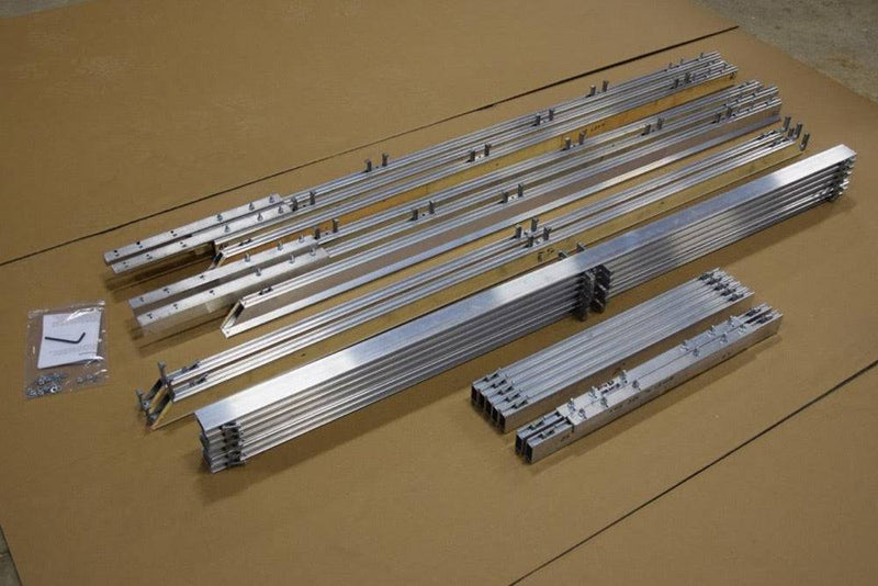 40mm-Thick Premium Aluminum Stretcher Bars Frames | Imperial & Metric